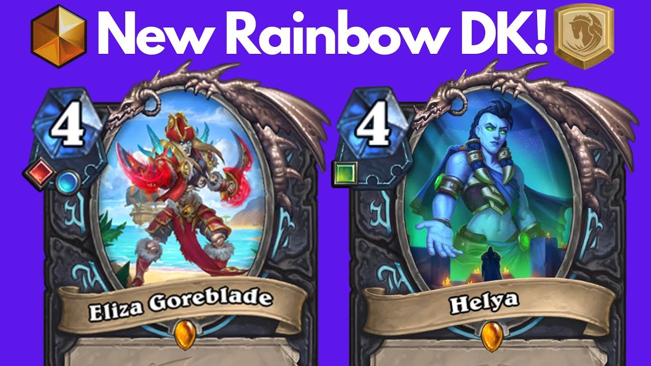 NEW Rainbow Death Knight is the Best! Hearthstone Legend - Perils in ...