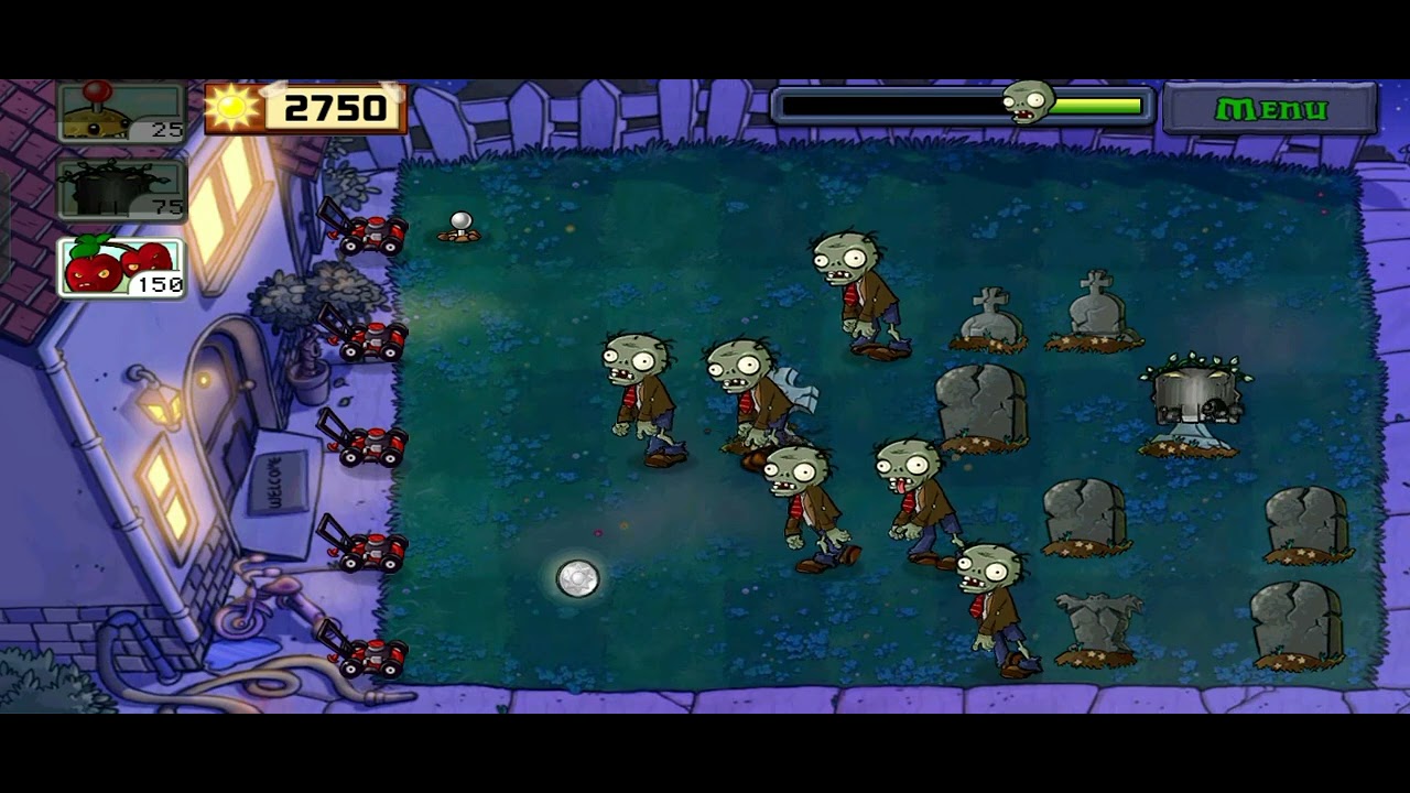 Adventure 2 Night 5 || Plants vs Zombies || #popcap #pvz #game #pvz2 # ...