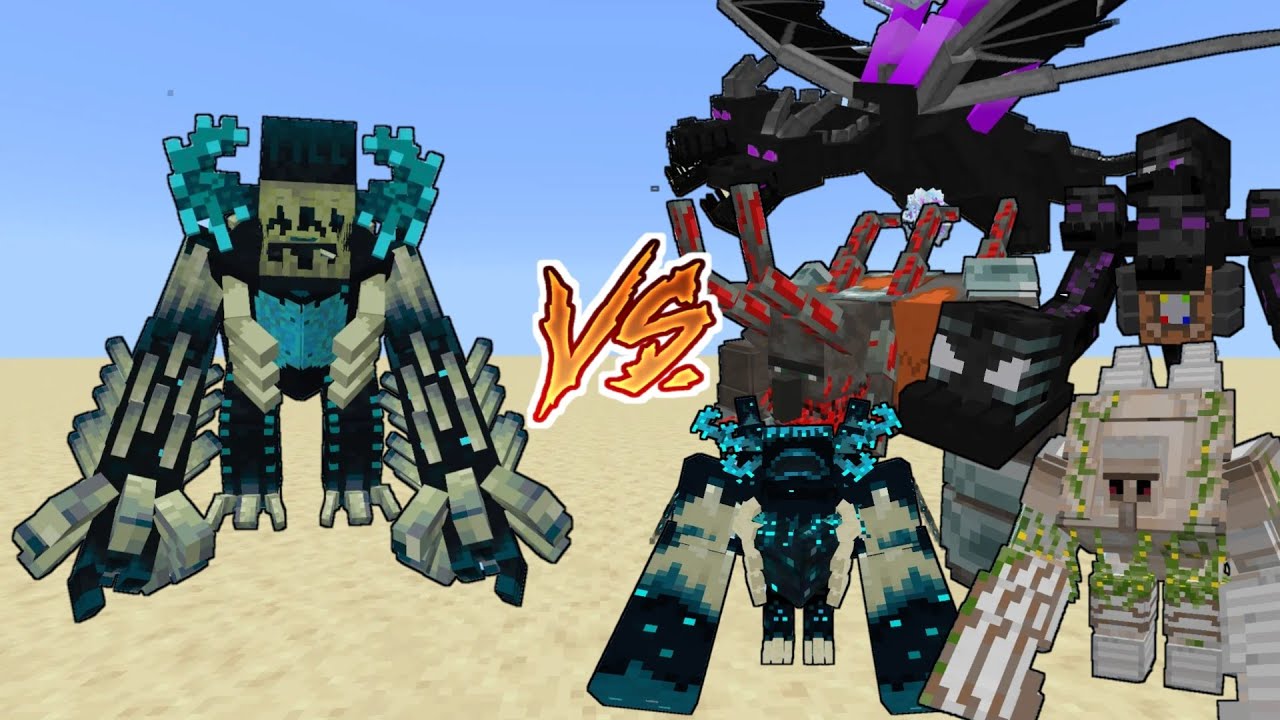 Mutant Warden Trailer Vs More Mutant Minecraft Battle Kubcraft Youtube