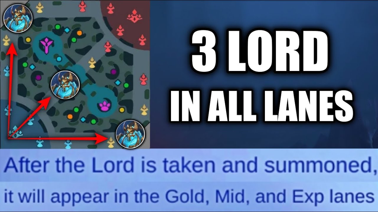 NEW 3 LORDS SUMMON IN ALL 3 LANES | adv server update - YouTube