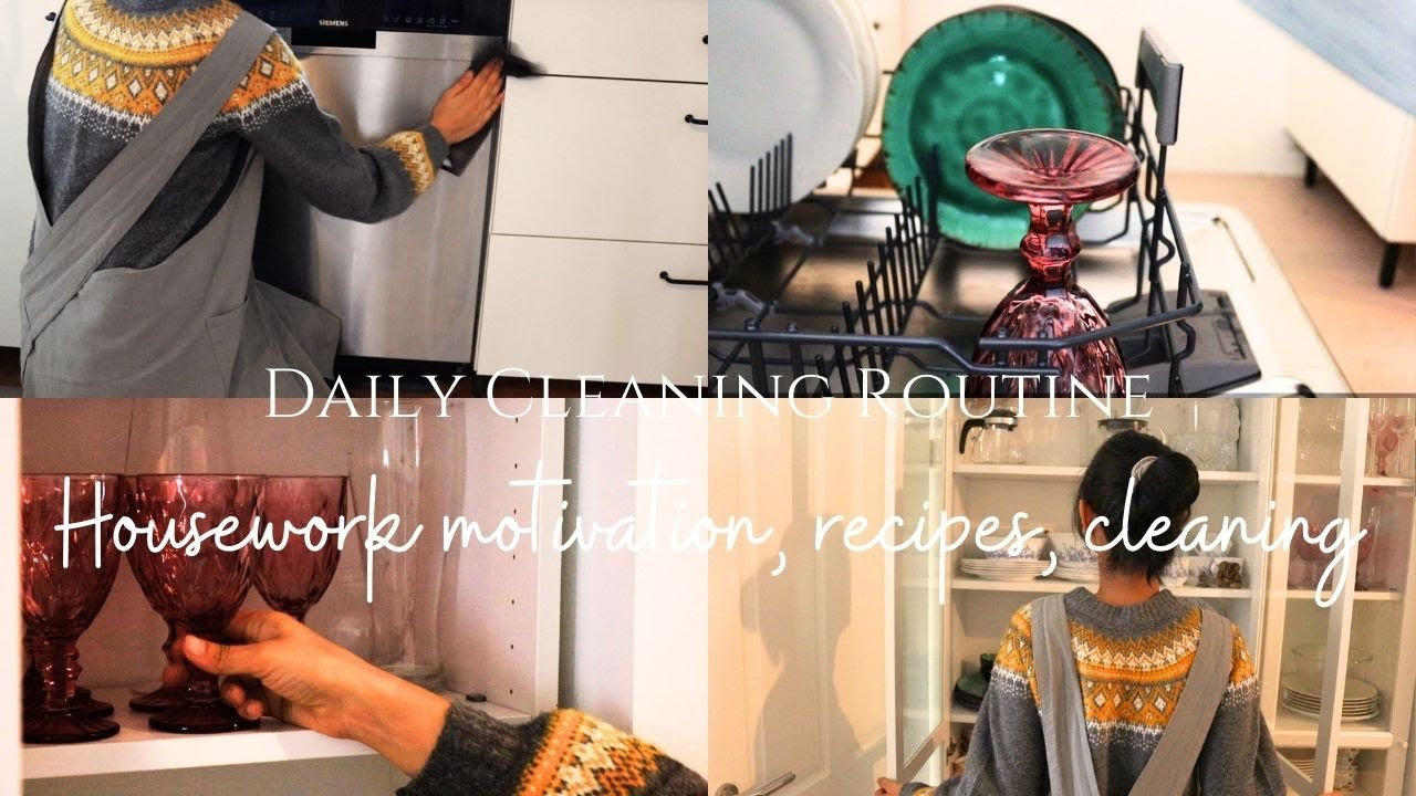 #054 My Daily Cleaning Schedule for Stay At Home Moms! - YouTube