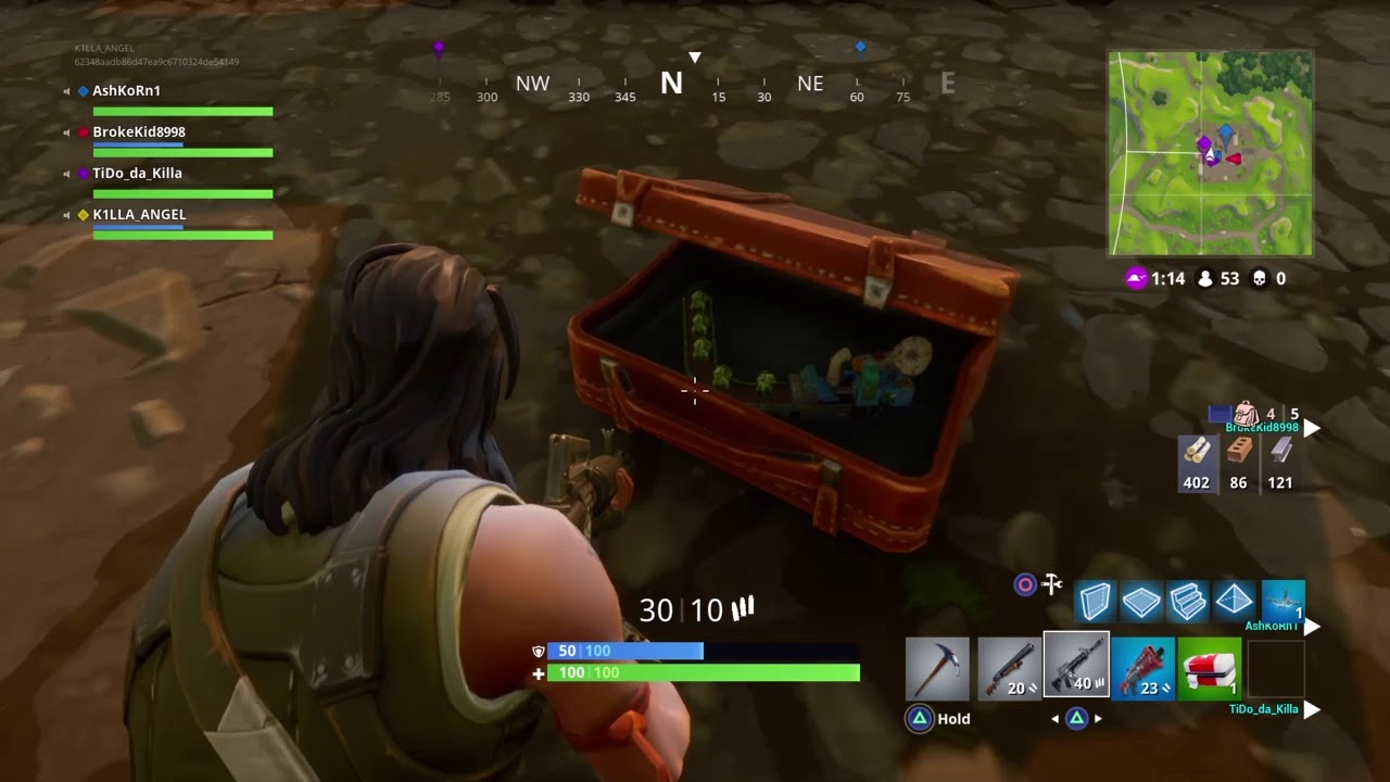 Fortnite suitcase - YouTube