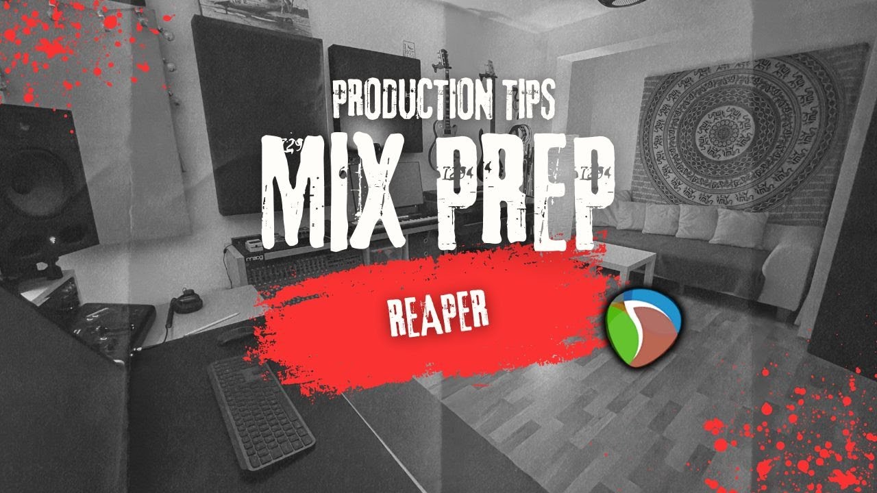 How to prepare files for Mixing using Reaper - YouTube