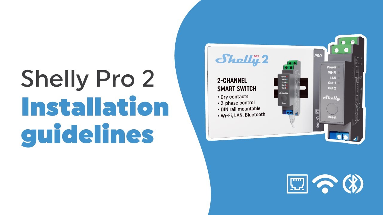 Shelly PRO 2 - Installation video US - YouTube