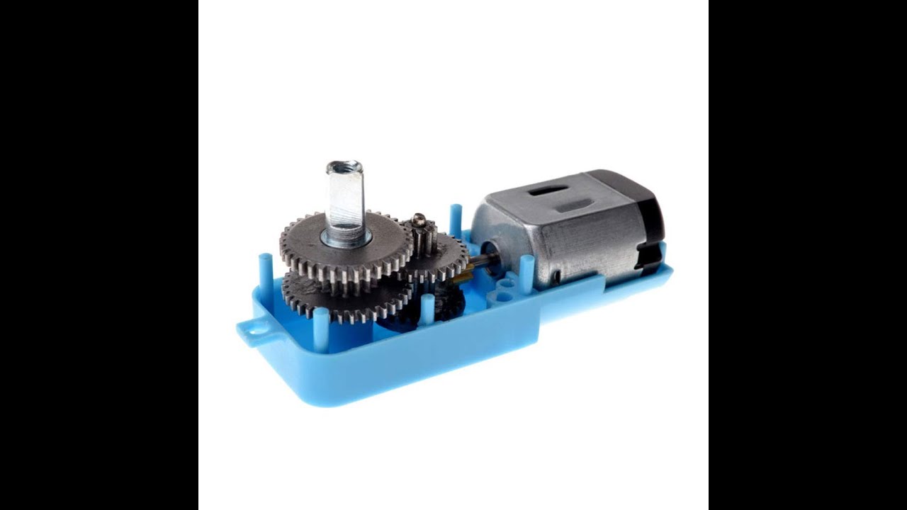 DC TT motor all metal and plastic comparison - YouTube