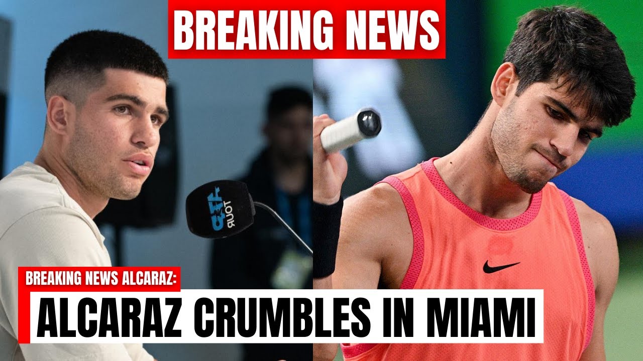 BREAKING: CARLOS ALCARAZ CONFESSES his WORST MOMENT after FALLING in ...