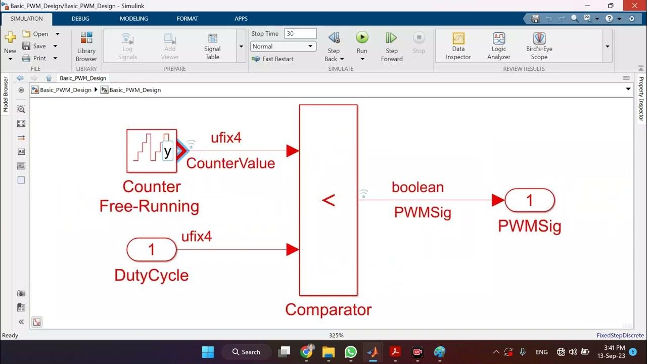 Tutorial 8: PWM Based Brightness Control of LEDs (HDL Coder based Design) - Part (1) - YouTube