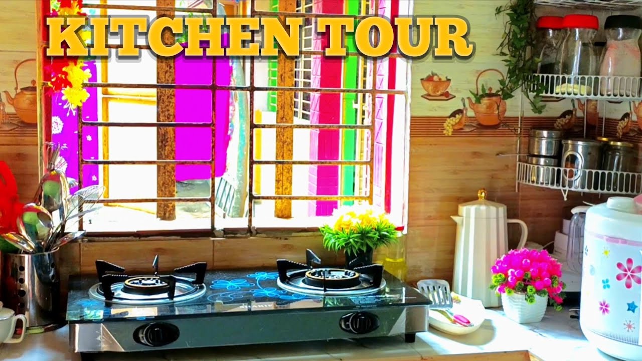 Kitchen Tour || Bengali Kitchen Organization 2023 |গ্রাম বাংলার ...