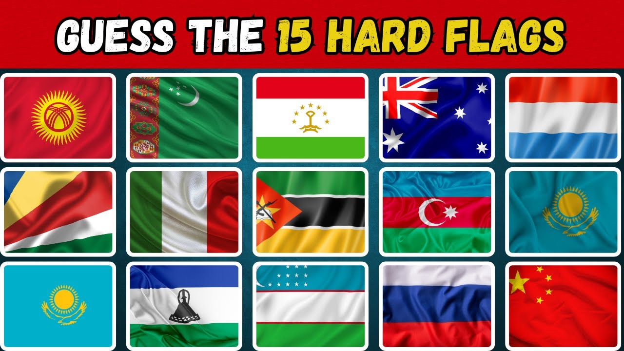 How Many Flags Can You Really Guess? | Test your Knowledge - YouTube