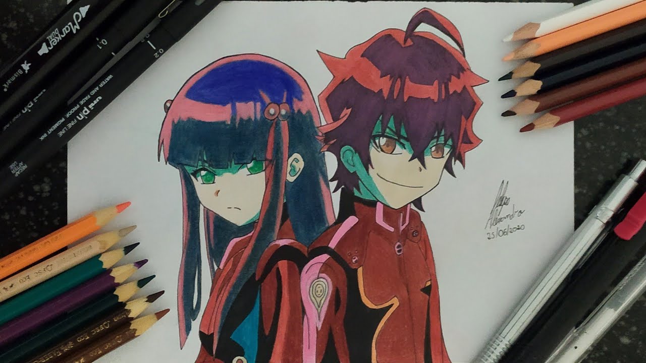 Rokuro e Benio - Sousei no Onmyouji ( Speed Drawing) - YouTube