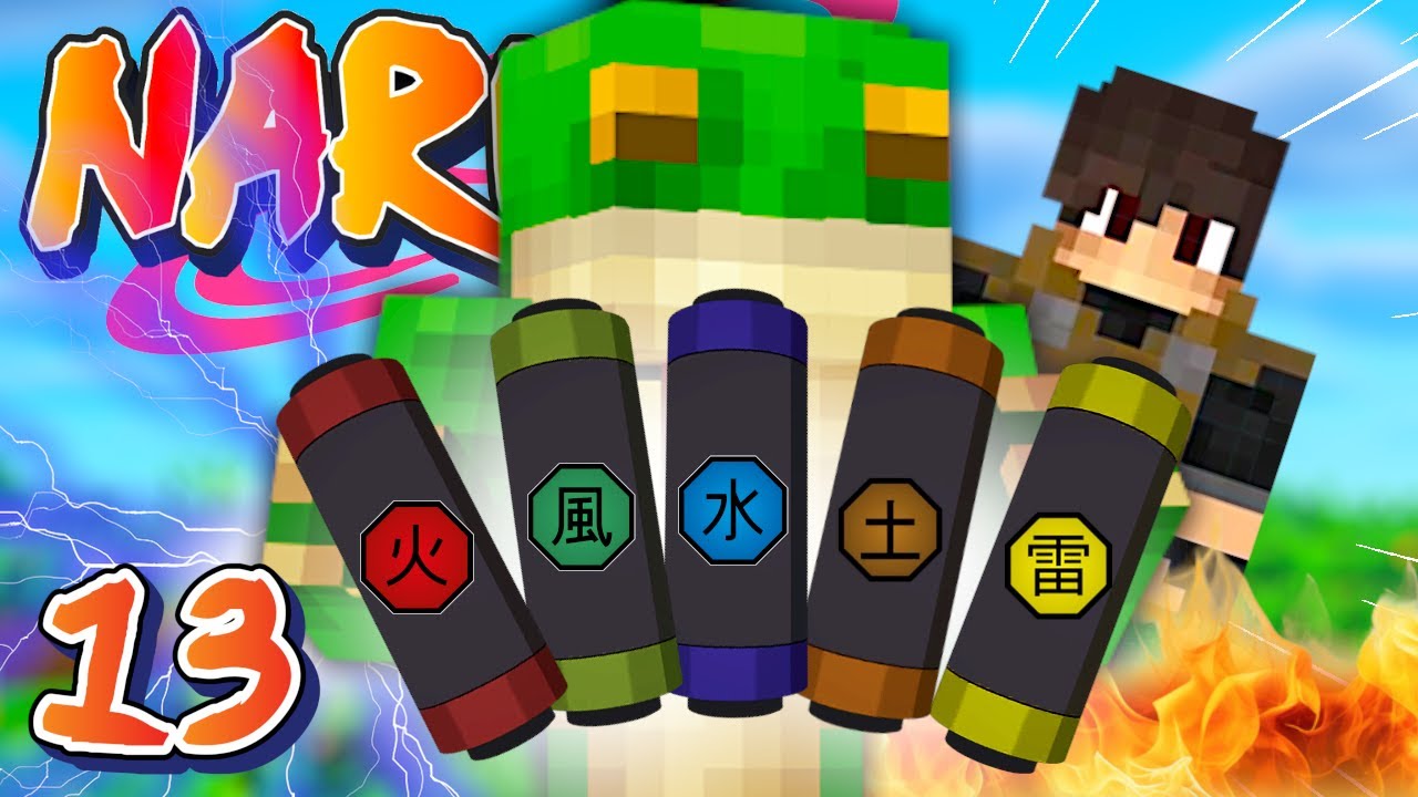 🔥 IRUKA ME ENSEÑA A UTILIZAR NUEVOS JUTSUS en Naruto en Minecraft Dia ...