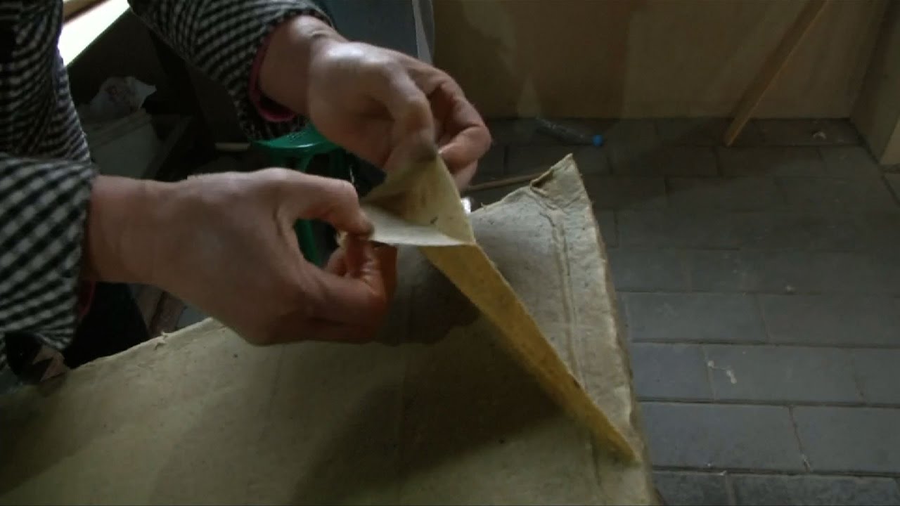 Retired Schoolmaster Makes Paper Of Panda Dung In Southwest China - YouTube