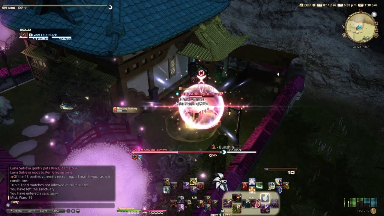 FFXIV - Ninja Rotation 5.3 Shadowbringer - YouTube