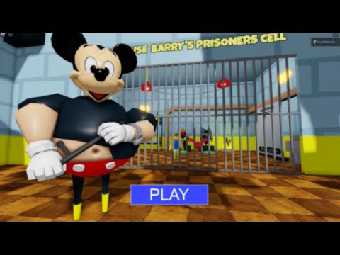 NEW! MICKEY MOUSE BARRY'S PRISON RUN! OBBY - YouTube