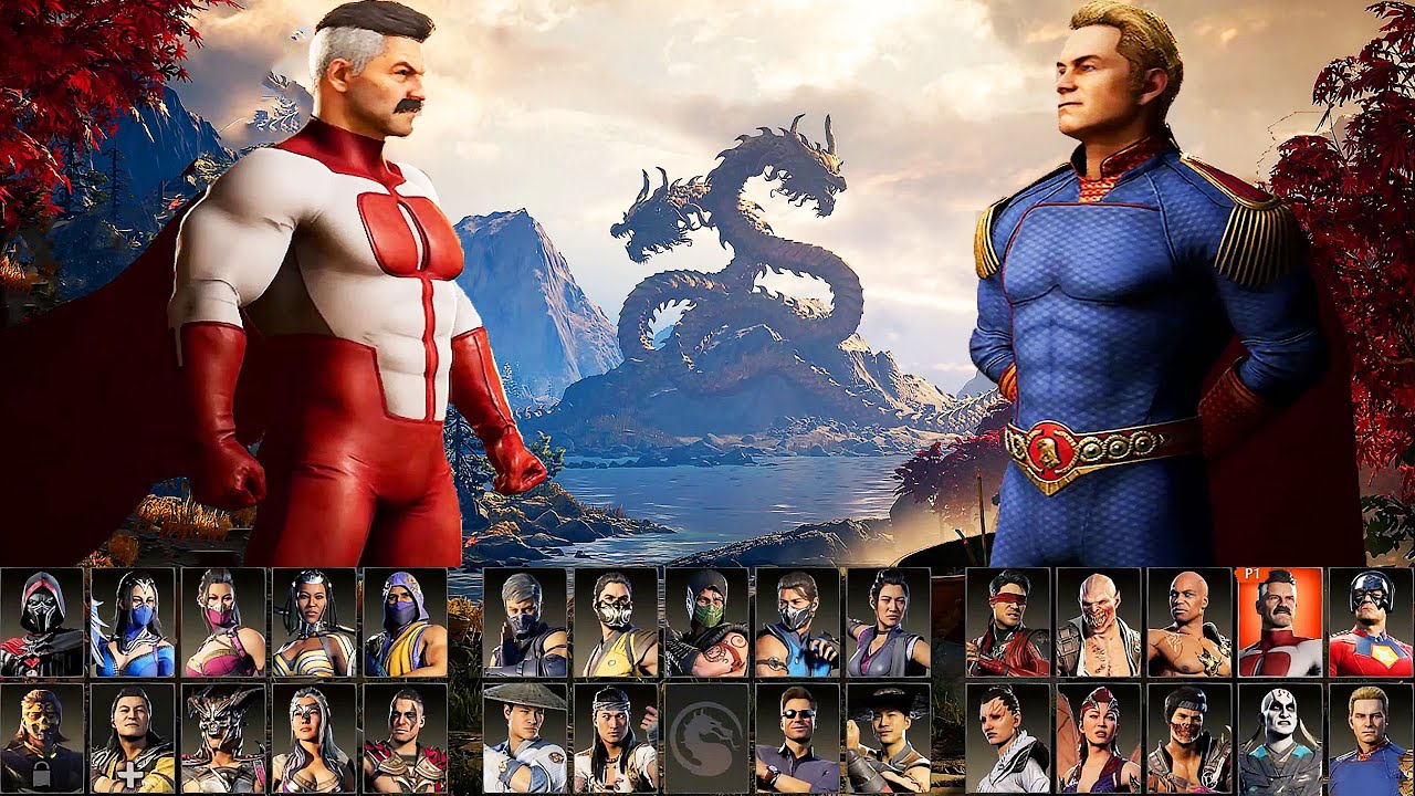 Mortal Kombat 1 - All Characters Select Animations + DLC Characters ...
