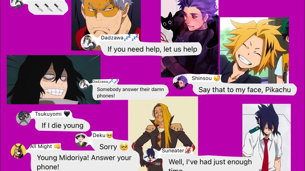MHA texting story - Prank on Pro Heroes - pt 5 - lf I Die Young - YouTube