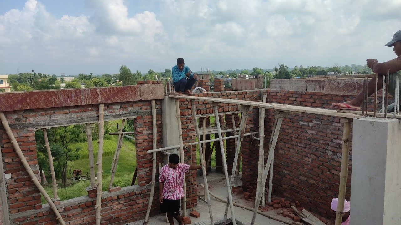 Amazing Home Making Process ll The entire process of building a two ...