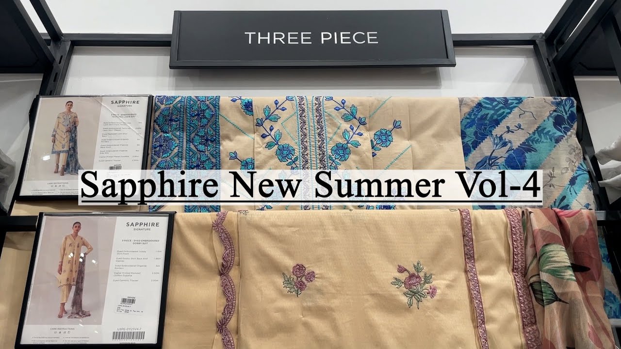 Sapphire Summer Volume 4 Collection || Sapphire New Unstitched ...