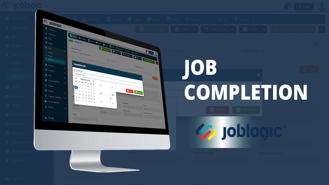 How-To Guide | Job Completion | Joblogic® - YouTube