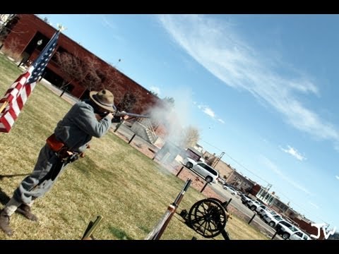 Civil War Cannon Fire Demonstration - YouTube