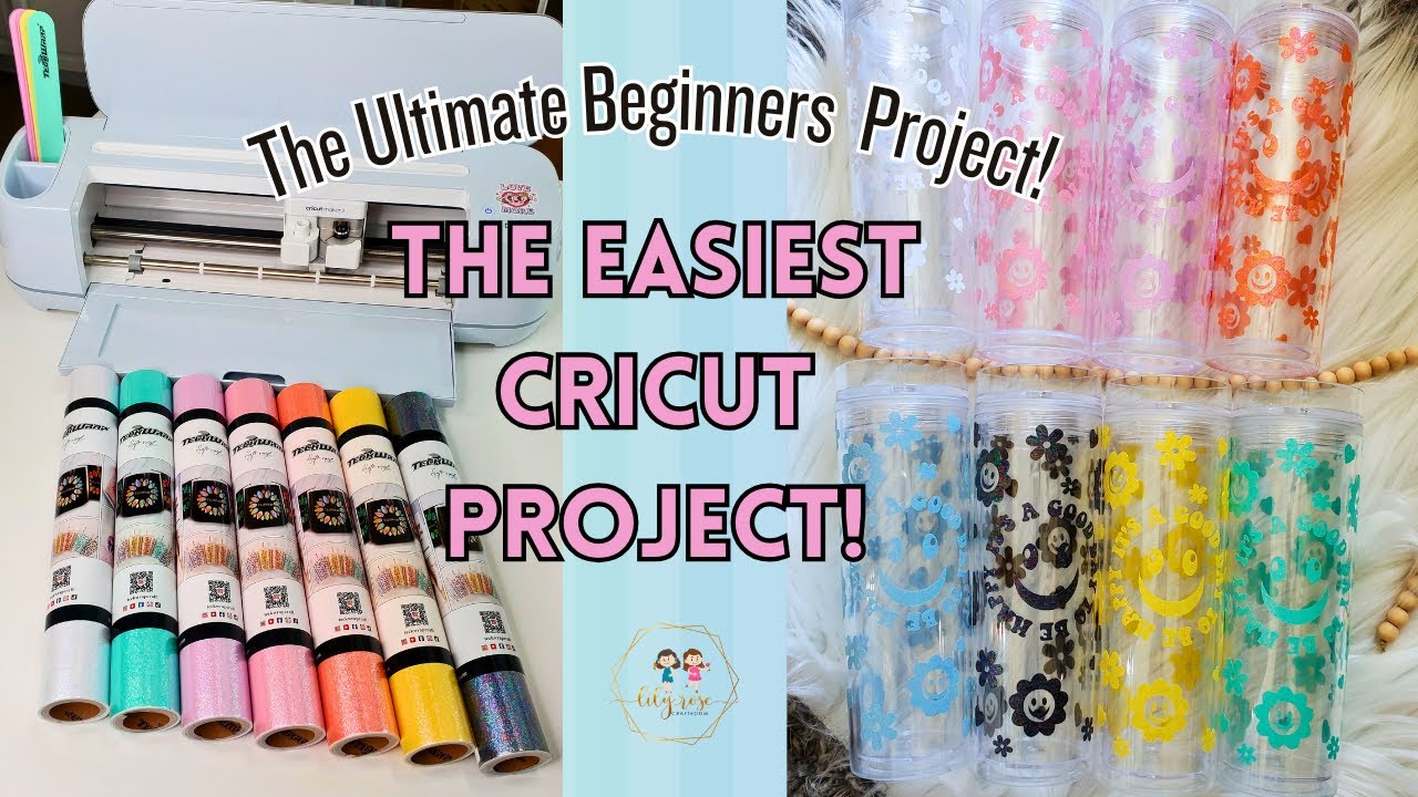 Crafting With Your Cricut: The Simplest DIY Project Ever! - YouTube