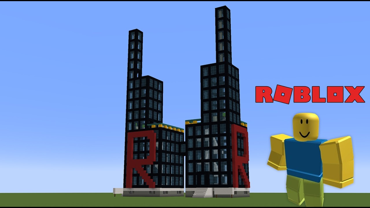 How to Build the Roblox Headquarters in Minecraft - YouTube