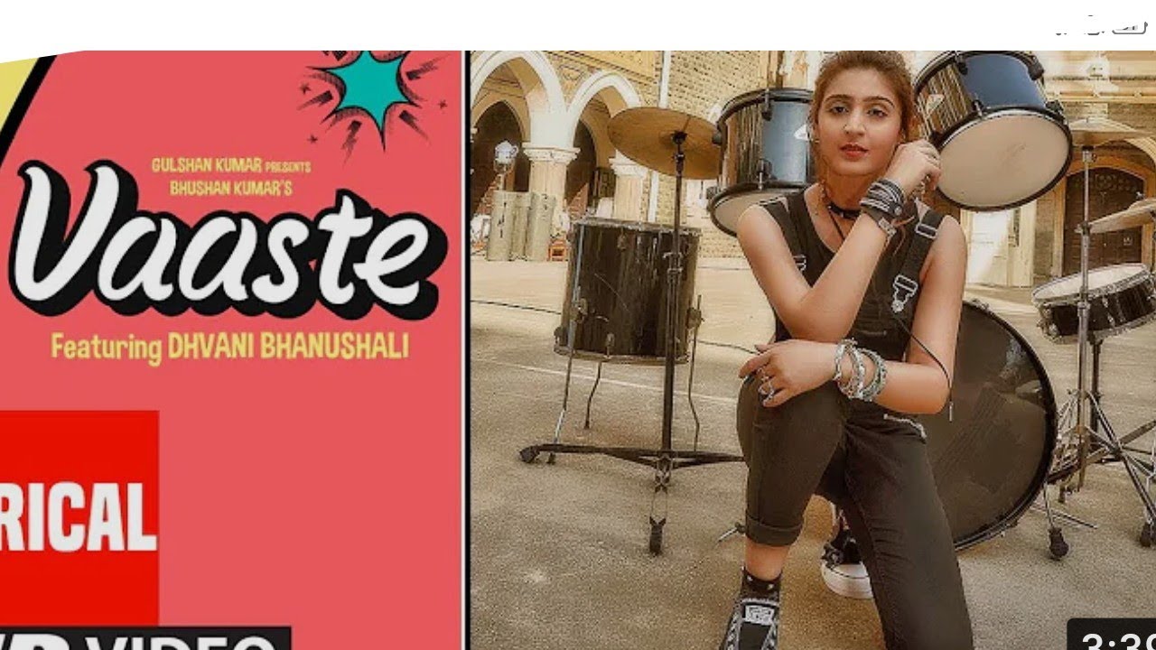 Vaaste Full Song With Dhvani Bhanushali | Nikhil D’Souza# - YouTube