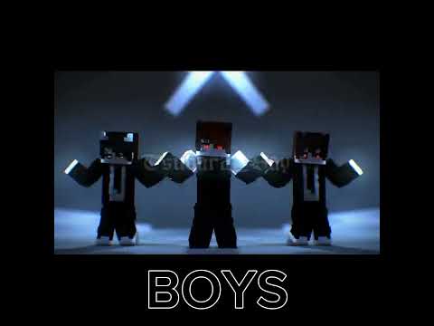 GIRLS VS BOYS🔥 | #minecraft #minecraftanimation #girls #boys #dance #minecraftdance