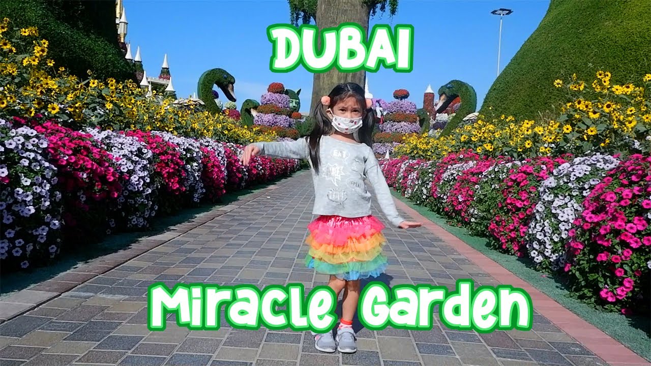 Caielle Visits Dubai Miracle Garden | Top Tourist Spot in Dubai, UAE ...
