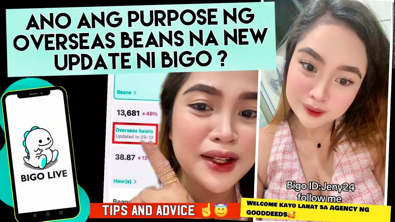 Ano ang purpose ng OVERSEAS BEANS sa NEW UPDATE sa BIGO LIVE APP ...