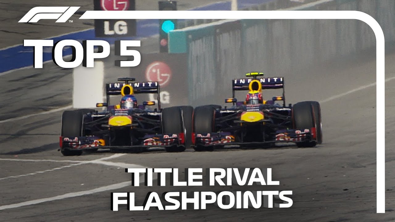 Top 5 Title Rival Flashpoints in F1! - YouTube
