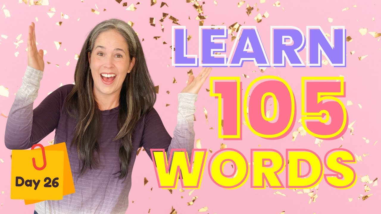LEARN 105 ENGLISH VOCABULARY WORDS | DAY 26 - YouTube