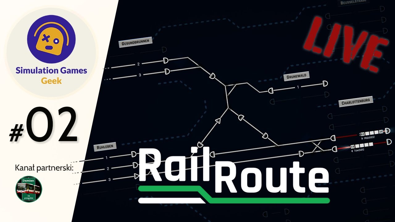 Rail Route | #02 | Symulator dyżurnego ruchu | 📢 LIVE - YouTube