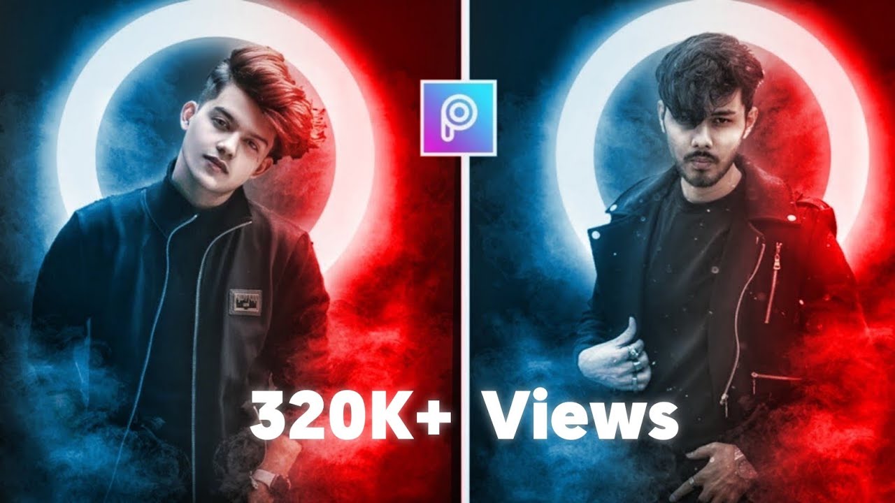 Instagram viral Dual tone Ring Light Photo Editing in PicsArt | Reels ...