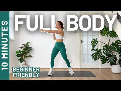 10 MIN FULL BODY WORKOUT - No Equipment (Beginner Friendly)