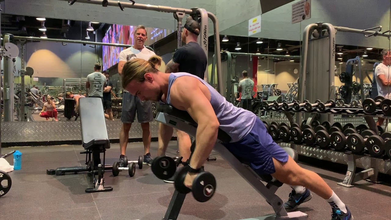 Workout Demos - Upper Body - Shoulders - Superman Press - YouTube