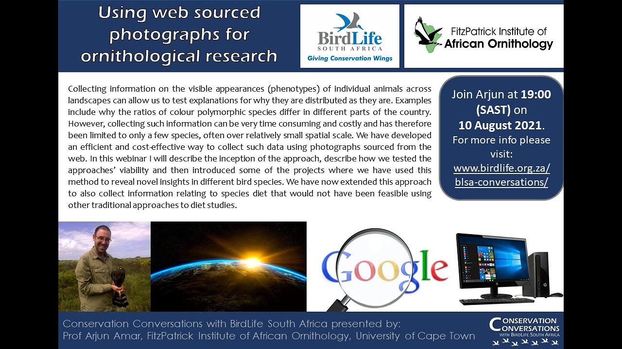 Conservation Conversations: Arjun Amar - Using web sourced photographs ...