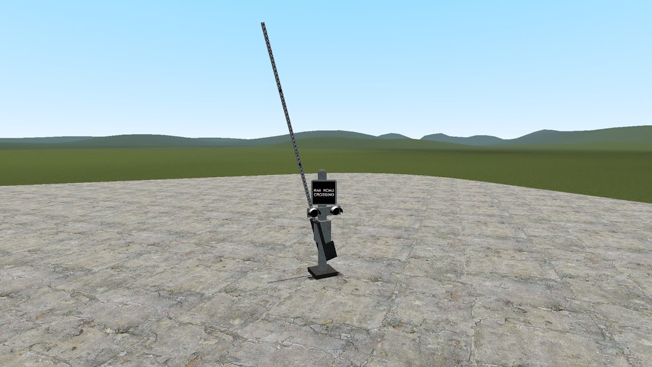 gmod rail road crossing - YouTube