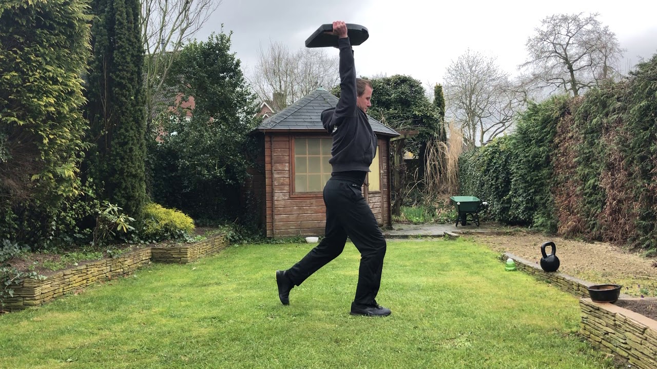 Odd object overhead lunge - YouTube
