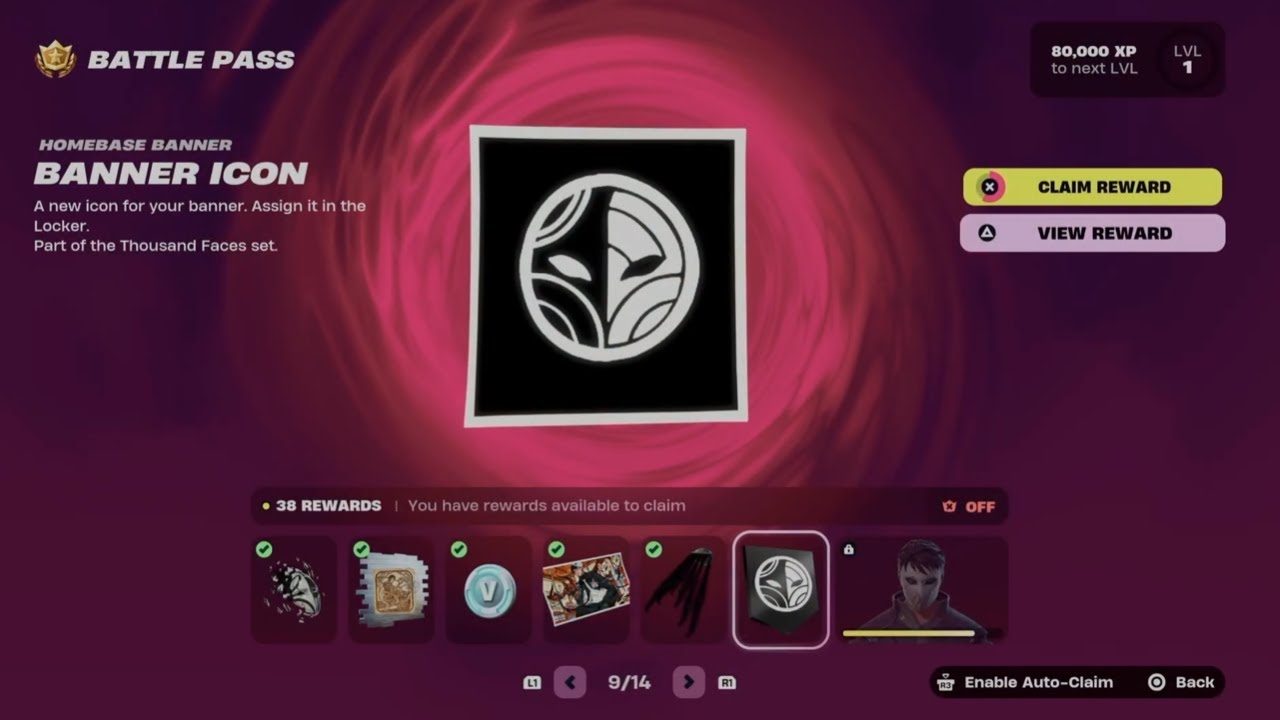 How to Unlock Banner Icon in Fortnite | Battle Pass Rewards Page 9 ...