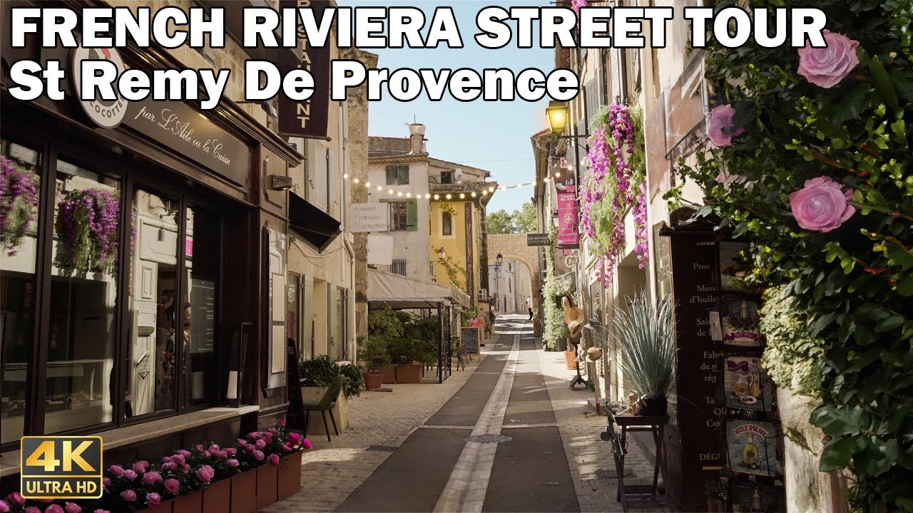 French Riviera Street Tour - ST Remy de Provence - YouTube