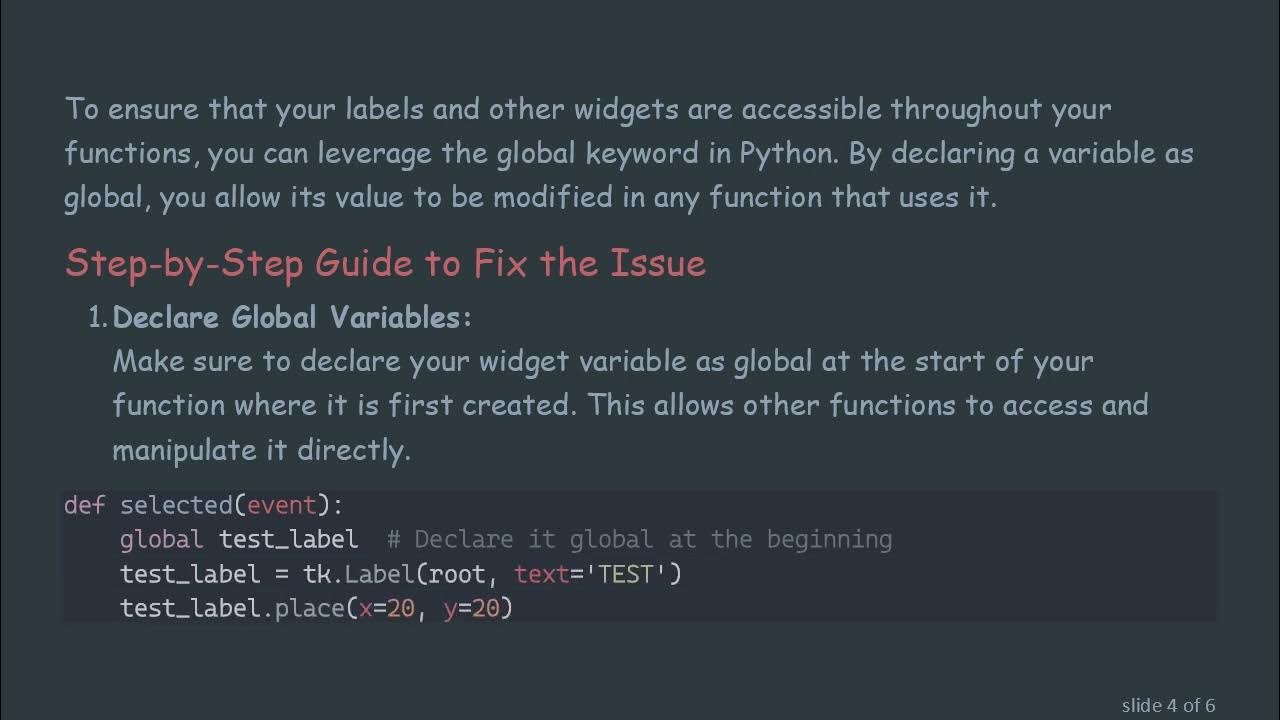 Why isn't my Label disappearing with .place_forget() in Tkinter? - YouTube