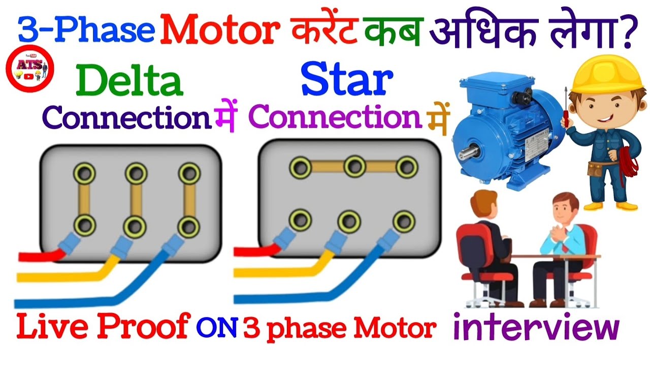 3 Phase Motor,Star connection और Delta Connection में से किसमें ज्यादा ...