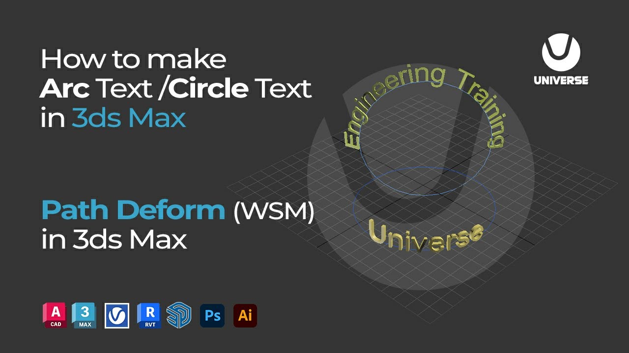 How To Make Arc Text Circle Textin 3ds Max I Using Path Deform WSM how-to-make-arc-text-circle-textin-3ds-max-i-using-path-deform-wsm