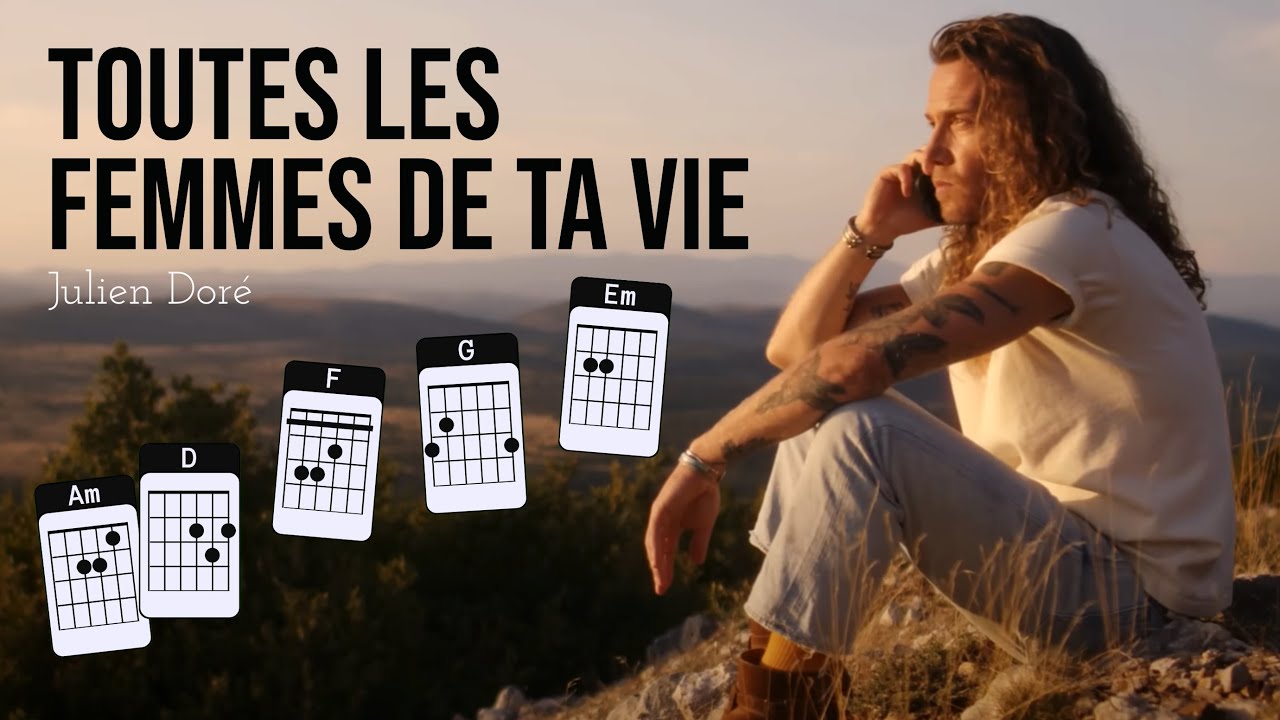 Toutes les femmes de ta vie - Julien Doré cover guitare avec les ...