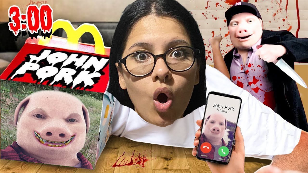 GECE 3'te MCDONALDS 'DAN DOMUZ ADAM JOHN PORK SİPARİŞİ VERMEYİN! (John Pork Bana Saldırdı) - YouTube