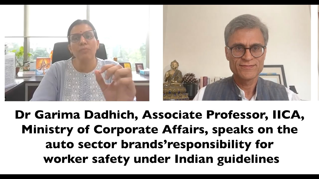 Safety Niti 2023 Launch (Dr Garima Dadhich on MNCs and reporting on ...