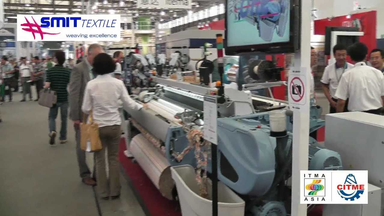 SMIT TEXTILE SpA at ITMA ASIA+CITME 12-16 June 2012 - YouTube