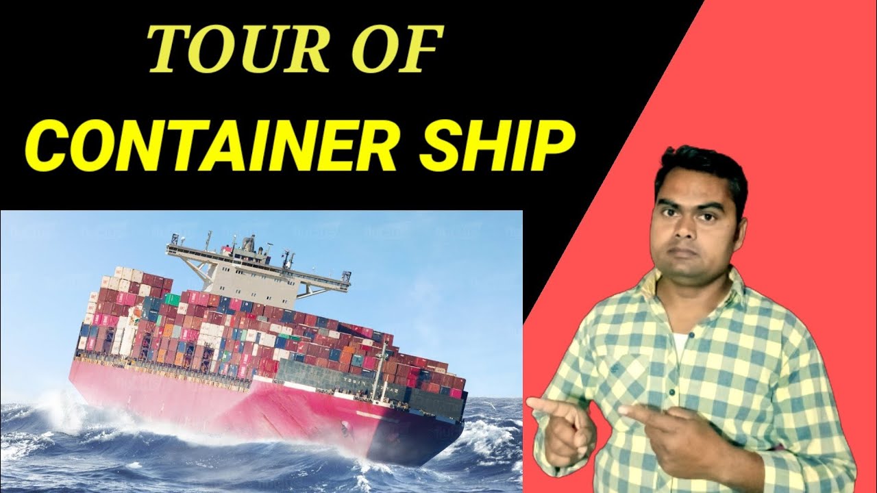 TOUR OF CONTAINER SHIP !! INDIA TO UNITED STATE !! HAMBURG SUD - YouTube