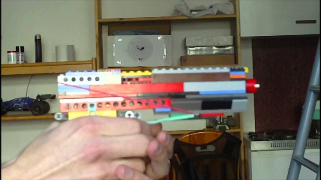 The ultimate Lego Blowback Rubberband Pistol (READ DESCRIPTION) - YouTube